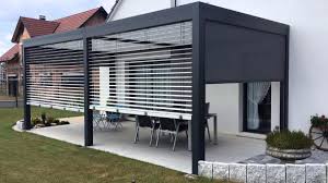pergola avec volet roulant - Votre menuiserie